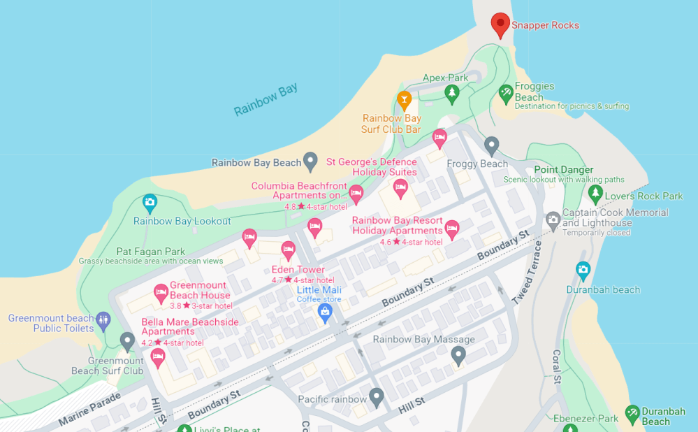 A Day at Snapper Rocks: Surfing, Beach, and Sightseeing